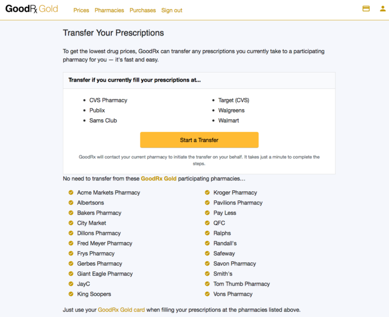 GoodRX Gold Review - How Does It Compare GoodRX Standard & Others